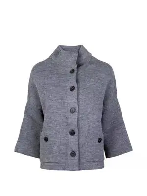 VICARIO CINQUE Button-up Knitted Cardigan - Grey