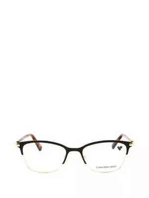 Calvin Klein Tortoiseshell-effect Glasses - Brown
