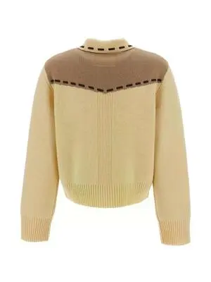 Guest In Residence Whipstitch-trim Panelled Jacket - Neutrals