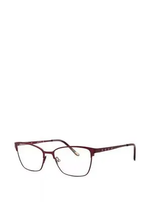 EMOZIONI Rectangle-frame Glasses - Red