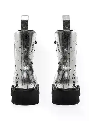 HTC LOS ANGELES Army Moon Lace-up Boots
