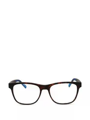 ZEISS Tortoiseshell-effect Rectangle-frame Glasses - Brown