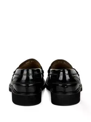 FRANCO FEDELE Polished-finish Penny Loafers