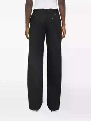 Ermanno Scervino Sequin-embellished Pinstripe Trousers