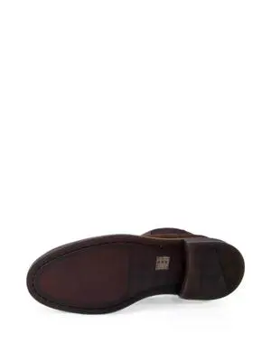CALCE Panelled Suede Chelsea Boots