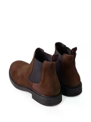 CALCE Panelled Suede Chelsea Boots