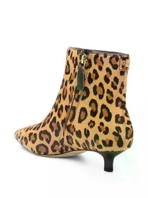 Ralph Lauren Leopard-print Ankle Boots