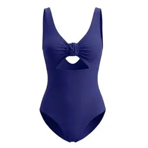 RIVE & RITUEL Elara Dark Swimsuit - Blue