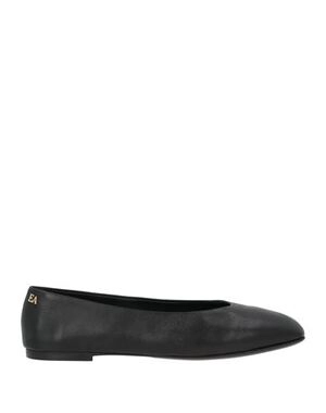 Emporio Armani Ballet Flats Size Leather - Black
