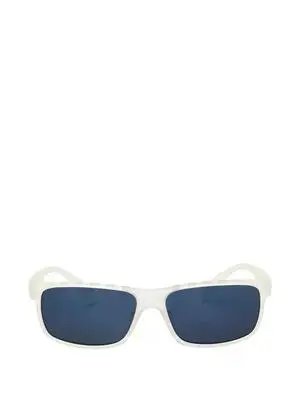 Adidas Wraparound-frame Sunglasses - White