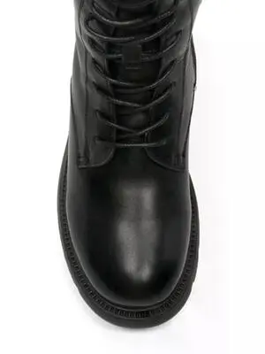 SERGIO MORETTI FIRENZE Lace-up Leather Ankle Boots