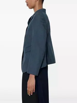 JIL SANDER Single-breasted Blazer - Grey