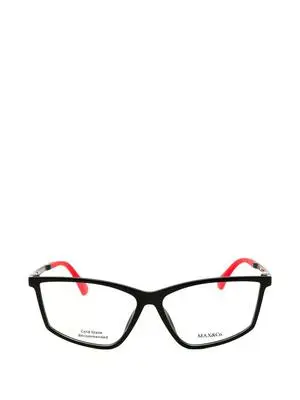 MAX&CO. Rectangle-frame Glasses - Black