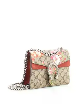 Gucci Dionysus Bag Blooms Print Gg Coated Canvas Mini Shoulder Bag