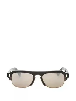CUTLER & GROSS Geometric-frame Sunglasses - Black