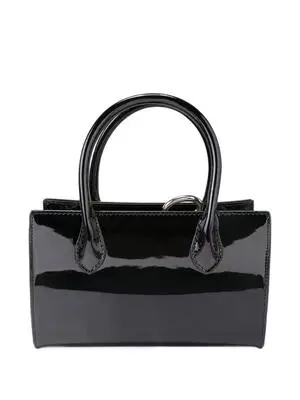 BENETTON Mini Patent-finish Tote Bag