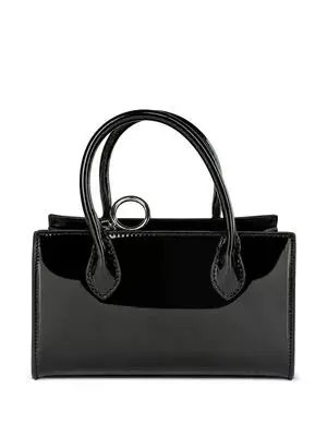 BENETTON Mini Patent-finish Tote Bag