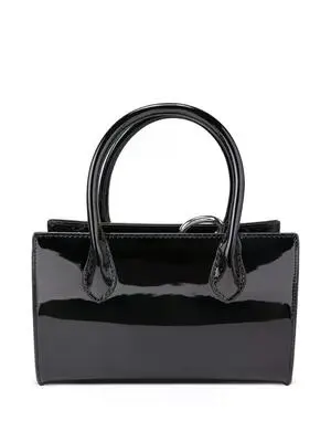 BENETTON Mini Patent-finish Tote Bag