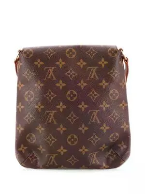 LOUIS VUITTON Musette Salsa Handbag Monogram Canvas Pm Shoulder Bag - Brown