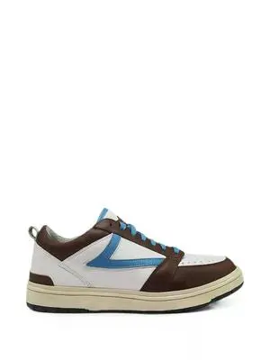 HTC LOS ANGELES Starlight Leather Sneakers - Brown