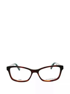 Kate Spade New York Renne Rectangle-frame Glasses - Brown