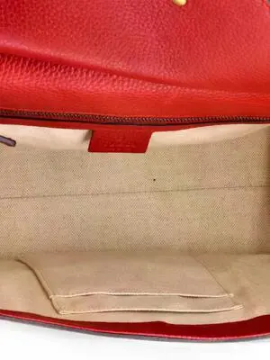 Gucci Gg Marmont Top Handle Bag Leather Small Satchel