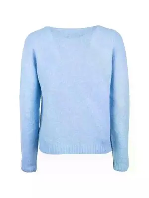 CINQUE Brushed Ribbed-trim Sweater - Blue