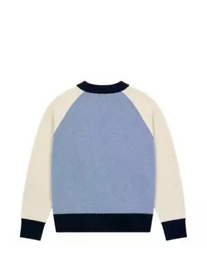 KUJTEN Colour-block Raglan-sleeve Sweater