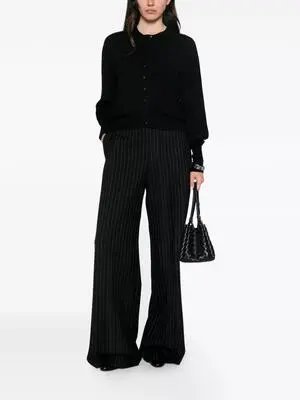 Liu Jo Button-fastening Wool Cardigan - Black