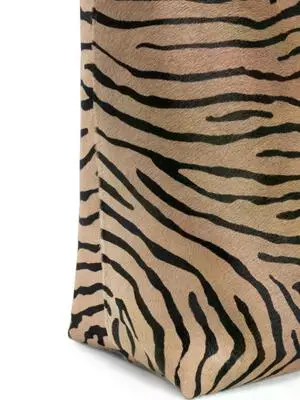 Fendi Medium Roll Kebir Tiger-print Tote Bag