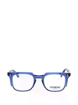 CUTLER & GROSS Rectangle-frame Glasses - Blue