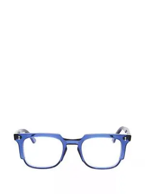 CUTLER & GROSS Rectangle-frame Glasses - Blue