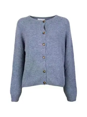 CINQUE Button-up Raglan-sleeve Cardigan - Blue