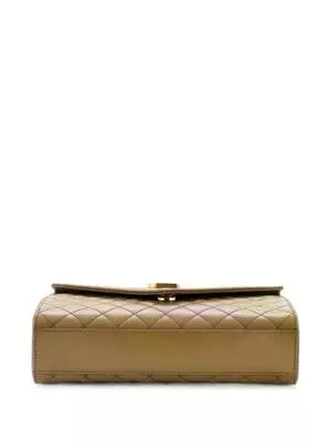 Saint Laurent Classic Monogram Envelope Satchel Mixed Matelasse Leather Medium Shoulder Bag