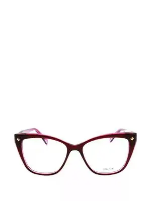 POLICE Cat-eye Frame Glasses - Red