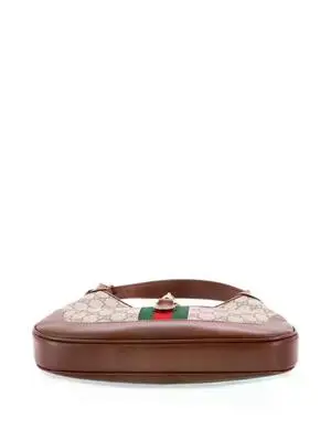 Gucci Jackie 1961 Gg Coated Canvas Small Hobo Bag