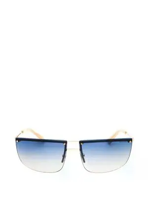 Guess Gradient-lens Geometric-frame Sunglasses - Blue