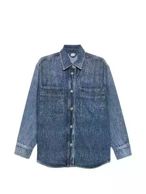 Liu Jo Rhinestone-embellished Denim Shirt