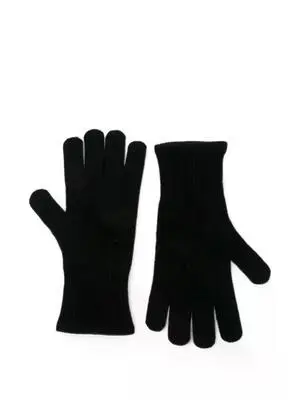 ABSOLUT CASHMERE Ribbed-knit Cashmere Gloves