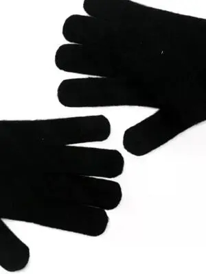 ABSOLUT CASHMERE Ribbed-knit Cashmere Gloves
