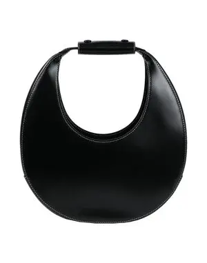 Staud Moon Tote Bag Handbag Bovine Leather - Black