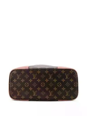 LOUIS VUITTON Flandrin Handbag Monogram Canvas And Leather Tote Bag - Brown