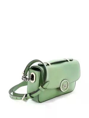 Gucci Petite Gg Flap Leather Mini Shoulder Bag