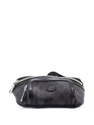Gucci Interlocking G Patch Gg Coated Canvas Large Belt Bag