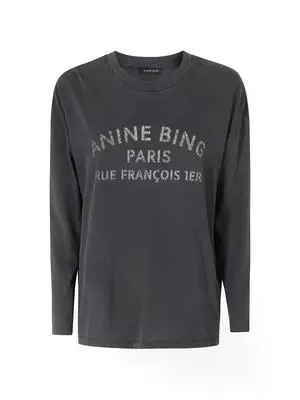 ANINE BING Ivan Long-sleeved T-shirt