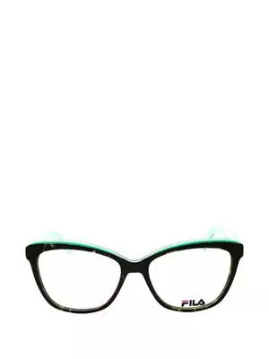 FILA Tortoiseshell-effect Cat-eye-frame Glasses - Brown