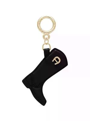 AIGNER Ciondollini Little Riding Boots Keyring - Black