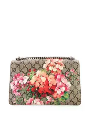 Gucci Dionysus Bag Blooms Print Gg Coated Canvas Small Shoulder Bag