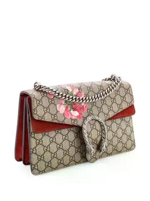Gucci Dionysus Bag Blooms Print Gg Coated Canvas Small Shoulder Bag