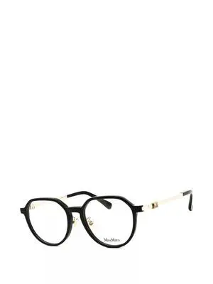 Max Mara Geometric-frame Glasses - Black